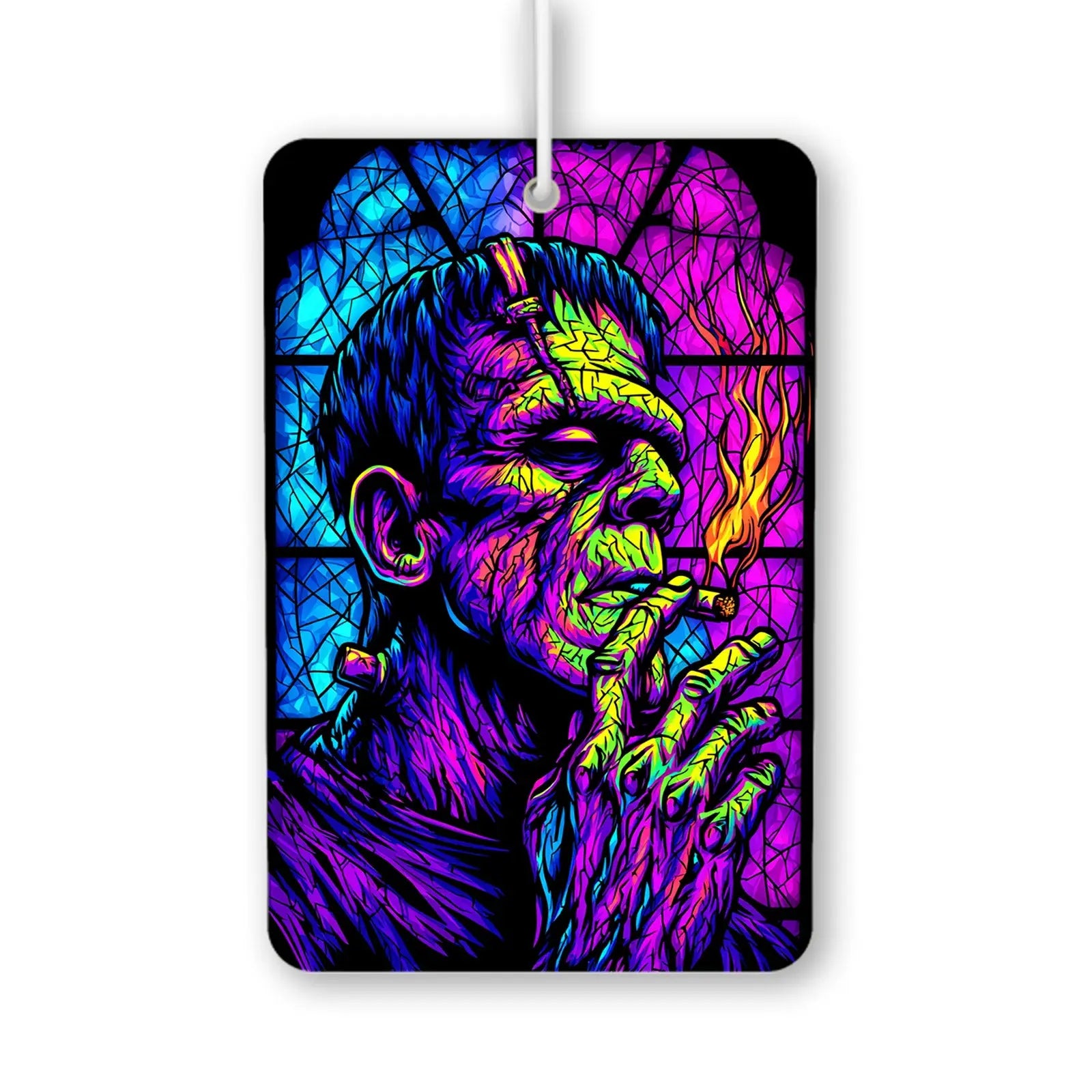Frankenstein Stained Glass Air Freshener – Instafreshener