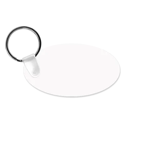 Oval 2-Sided Key Ring Tag - 2.5" x 1.375" x .030" Aluminum – Instafreshener