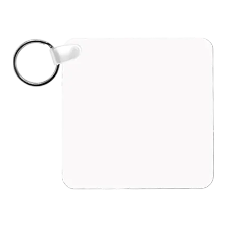 Square 2-Sided Key Ring Tag - 2.25" x 2.25" x .030" Aluminum ...